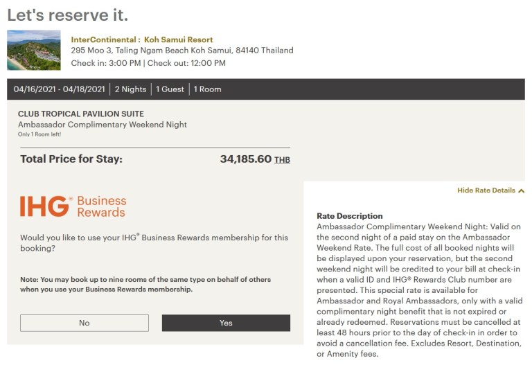 [Trick and Tips] IHG Rewards Club : Guide InterContinental Ambassador 2024 – เที่ยวล่าแต้ม Teaw ...