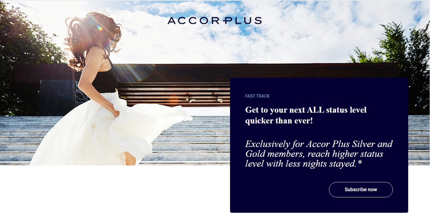 Accor Live Limitless : FAST TRACK – Get to your next ALL status level ...