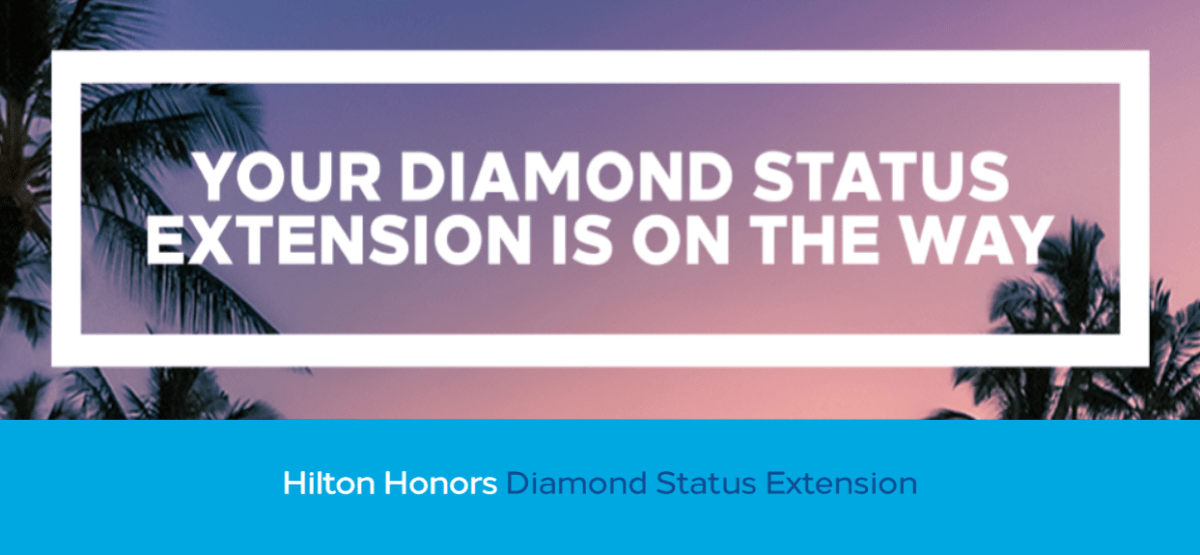 Hilton Honors : Diamond Status Extension – เที่ยวล่าแต้ม Teaw La Taem