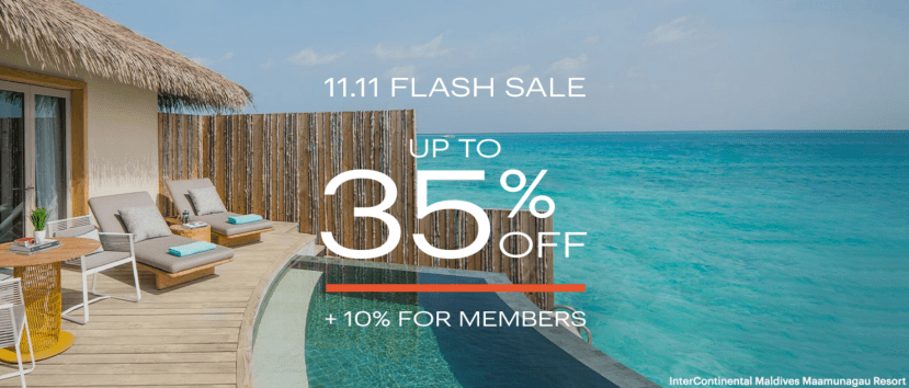 IHG One Rewards : 11.11 Flash Sale Up To 45% Min 2 Nights Stay To 30 ...